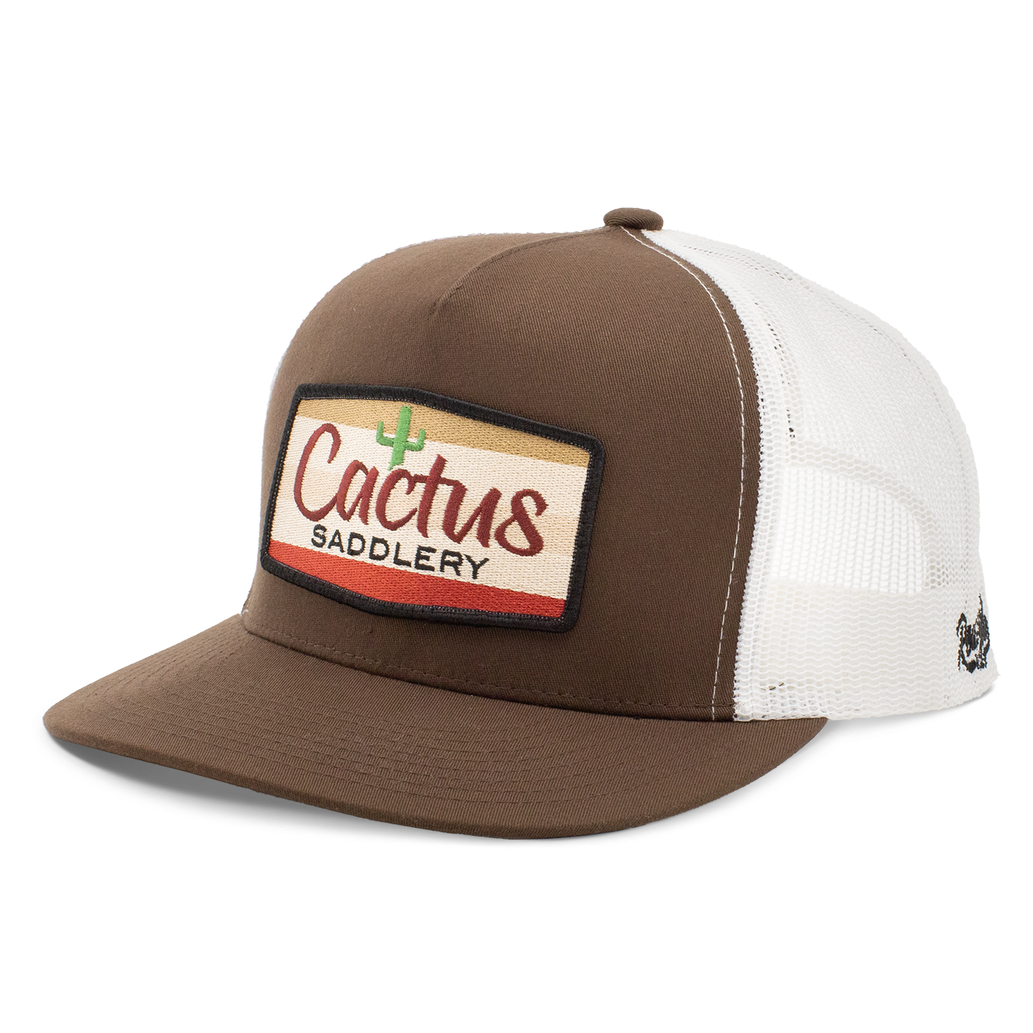 Cactus Saddlery - Brown Cactus Patch Cap – 4NRanch